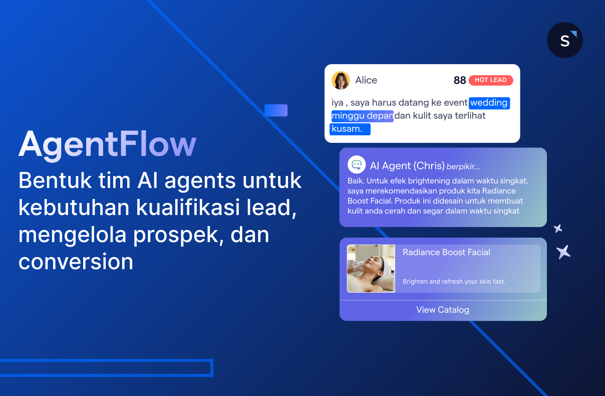 AgentFlow: Buat AI Agent untuk Lead Conversion di chat