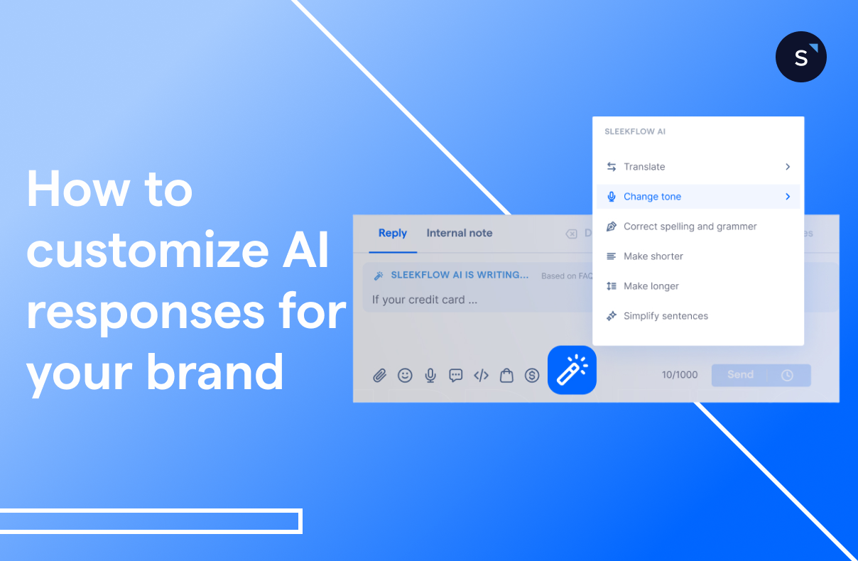 How to customize AI responses for your brand