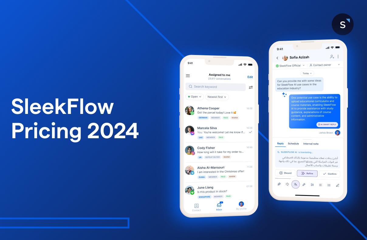 SleekFlow new pricing 2024: better value & advanced features