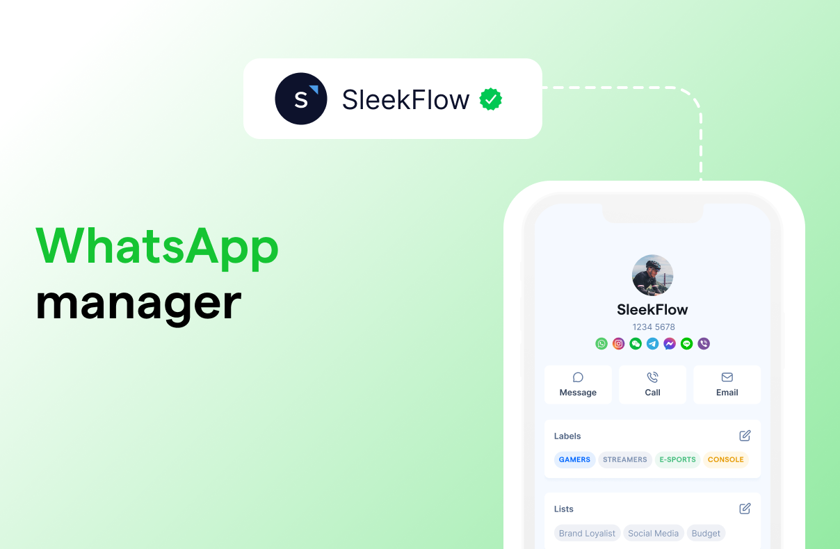 WhatsApp manager: how to manage more than 1000 chats