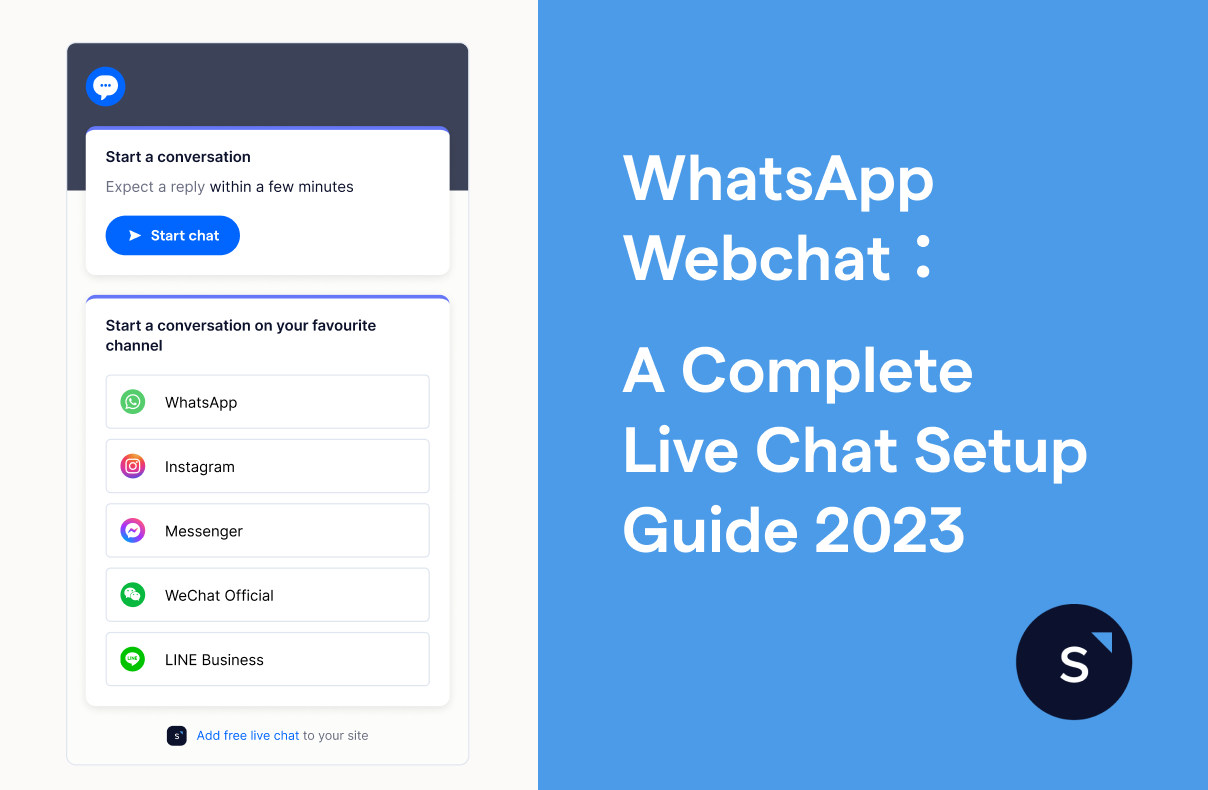 WhatsApp Webchat: A Complete Live Chat Setup Guide | SleekFlow