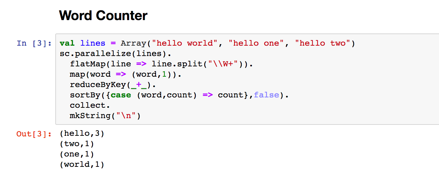 Jupyter에서 Scala로 Spark 사용하는 방법 | Swalloow Blog