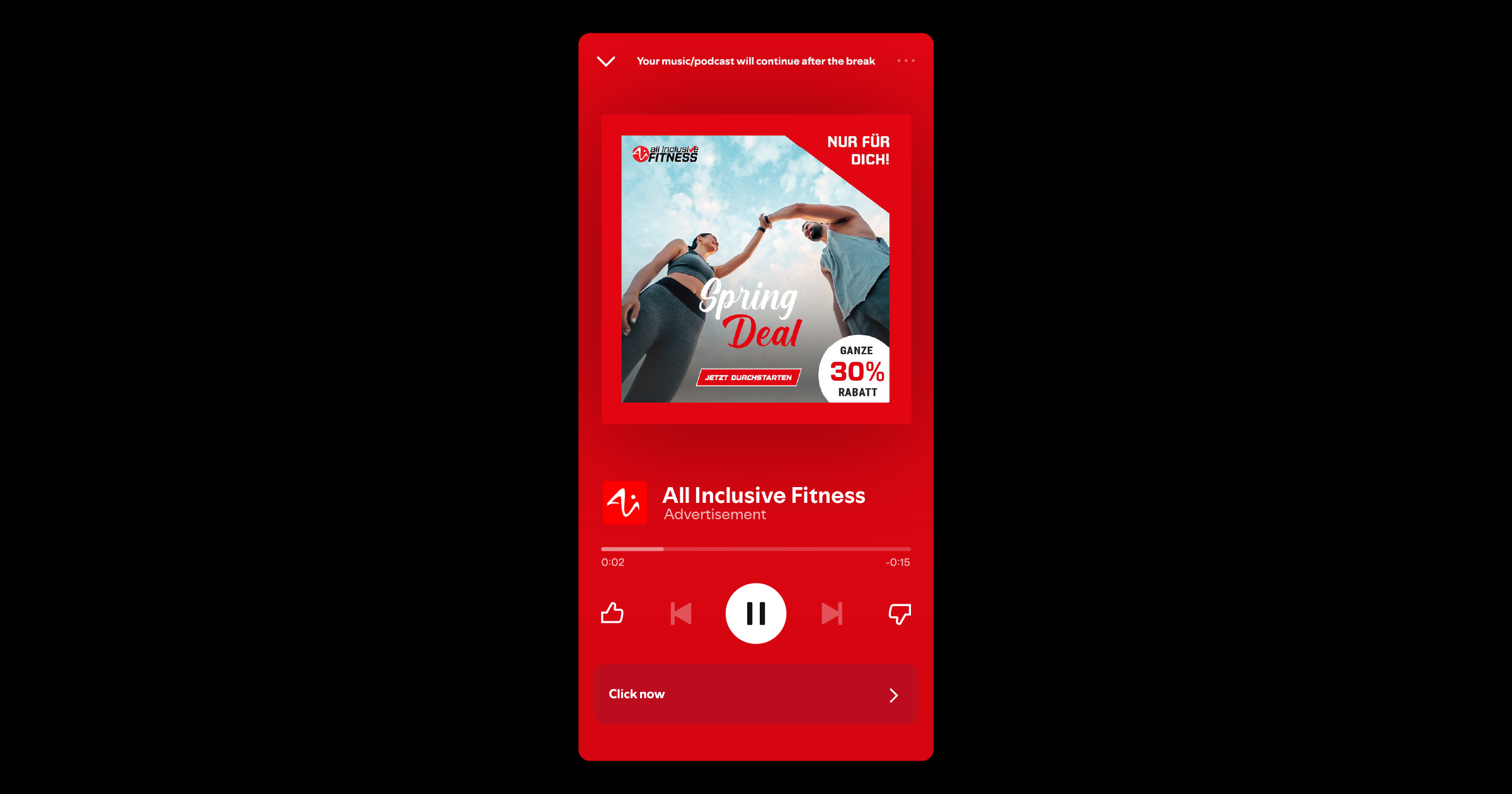 all inclusive Fitness gets German listeners moving with inspiring audio campaign | Spotify ...