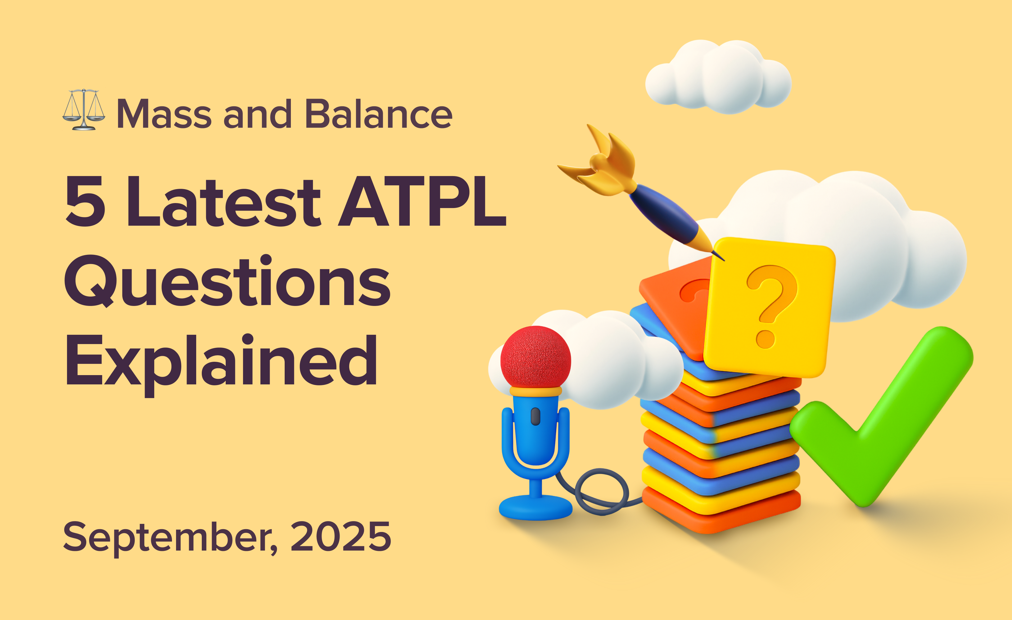Mass and Balance: 5 Latest ATPL Questions Explained | Airhead