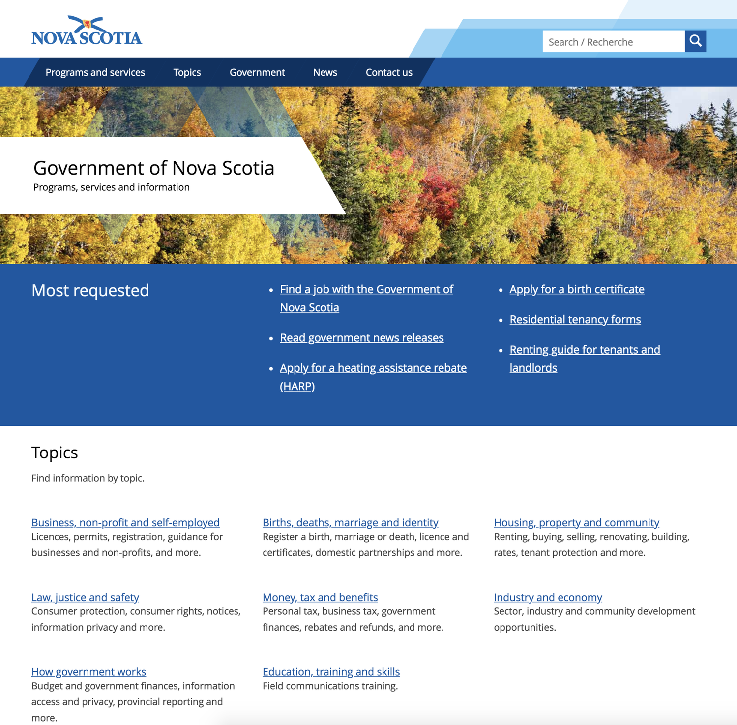 Modernising a government website through content strategy