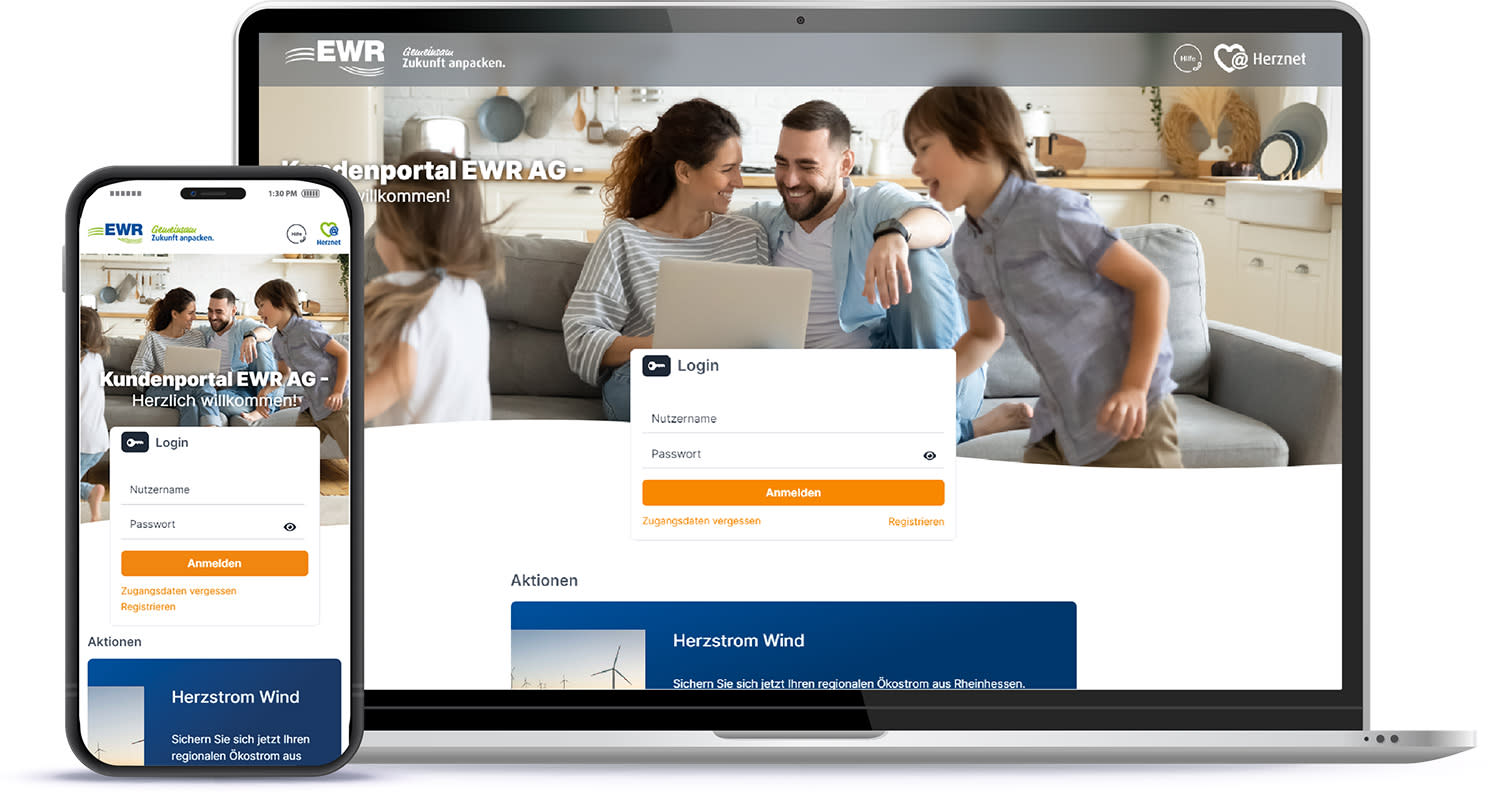 EWR-Kundenportal - alles ganz einfach selbst verwalten