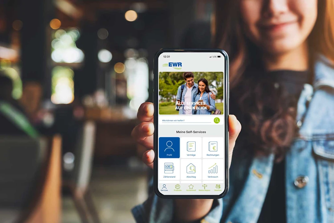 EWR Connect - die neue Kundenportal App der EWR AG