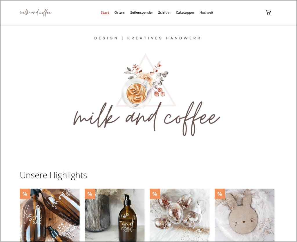 Exemples d'E-shops SumUp