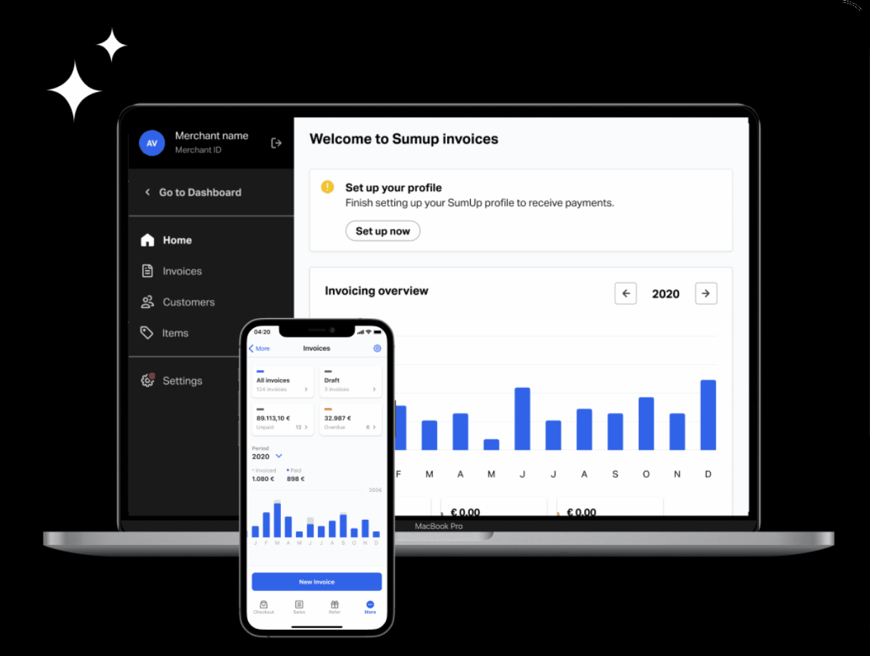 SumUp Invoices: Easy-to-use invoicing software. Get started for free.