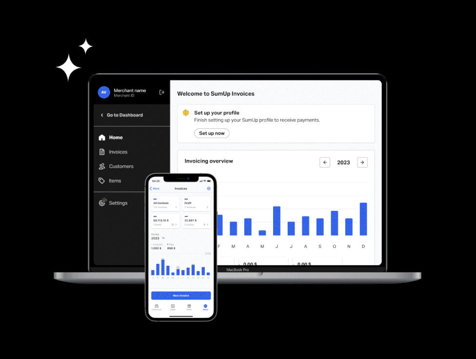 Create and send professional invoices for free | SumUp Invoices