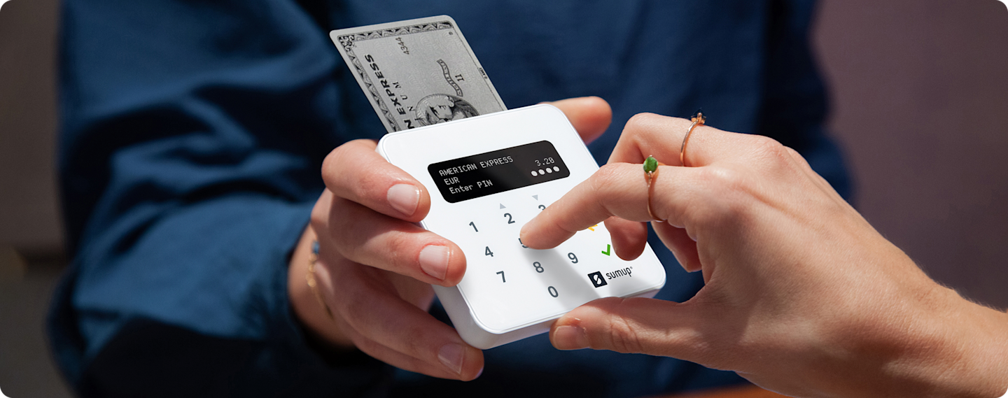 SumUp Air Card Reader - Contactless payment machine