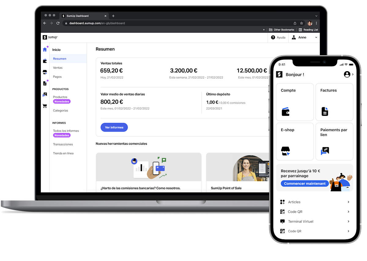SumUp : terminaux de paiement adaptés à votre activité