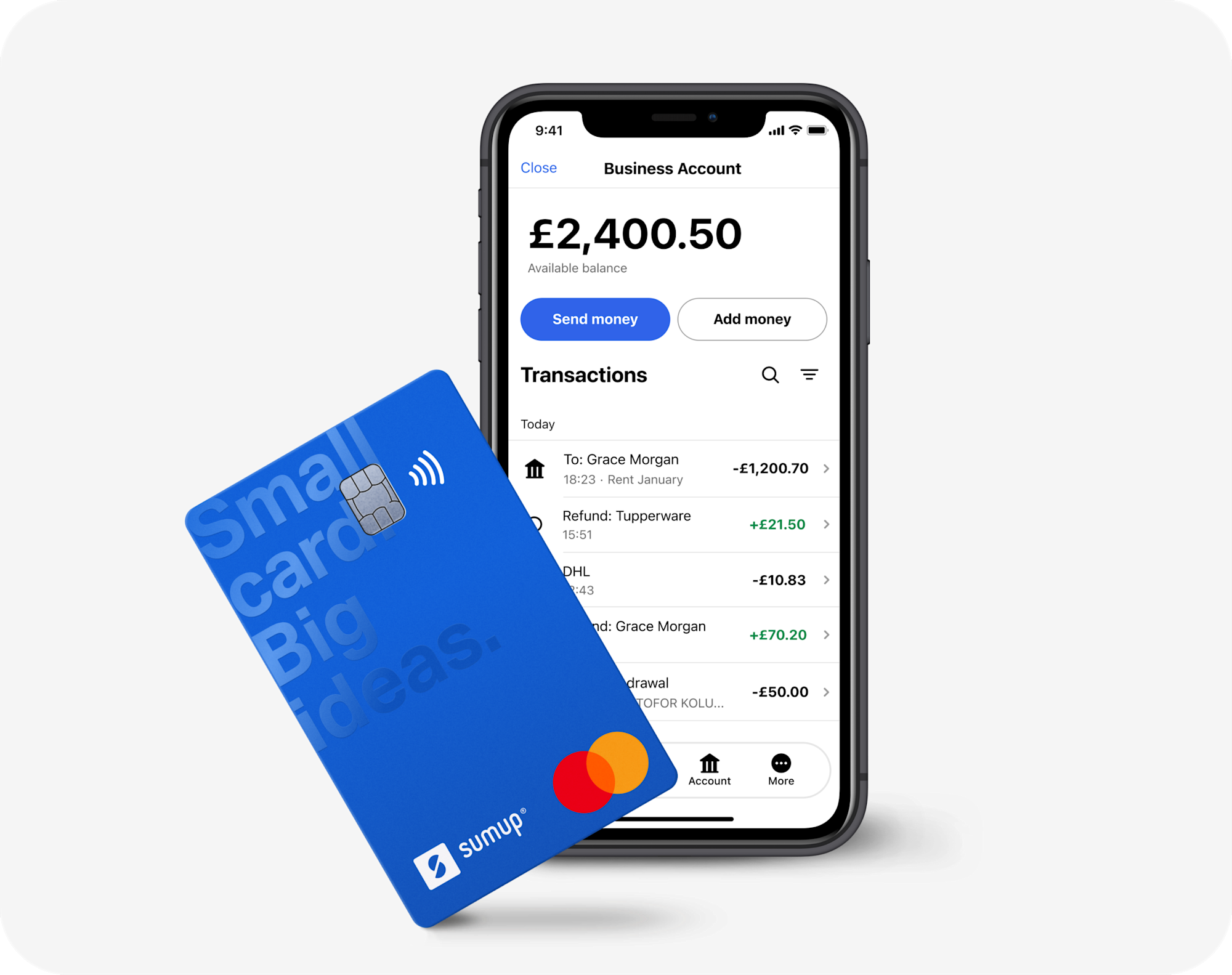 SumUp Air Card Reader - Contactless payment machine