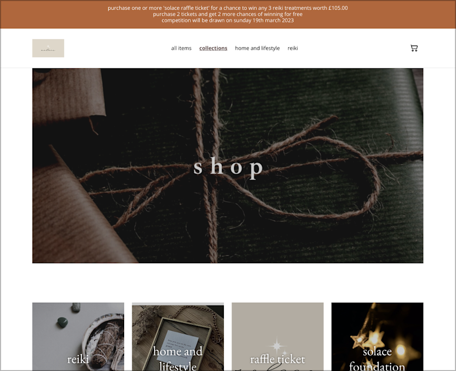 SumUp Online Store examples