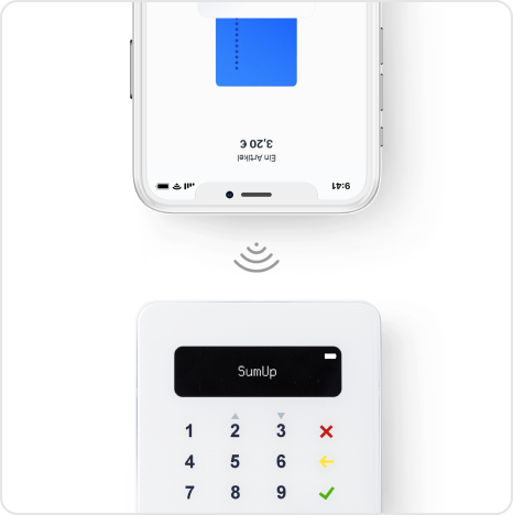 Datáfono SumUp Air | Acepta pagos con tarjetas débito y crédito