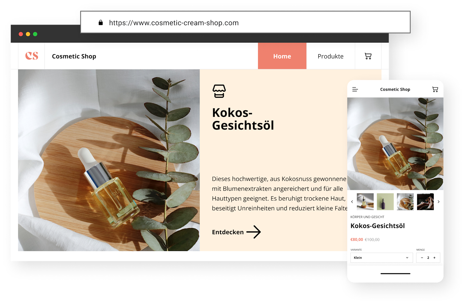 SumUp Onlineshop – erstellen Sie kostenlos eine E-Commerce-Website