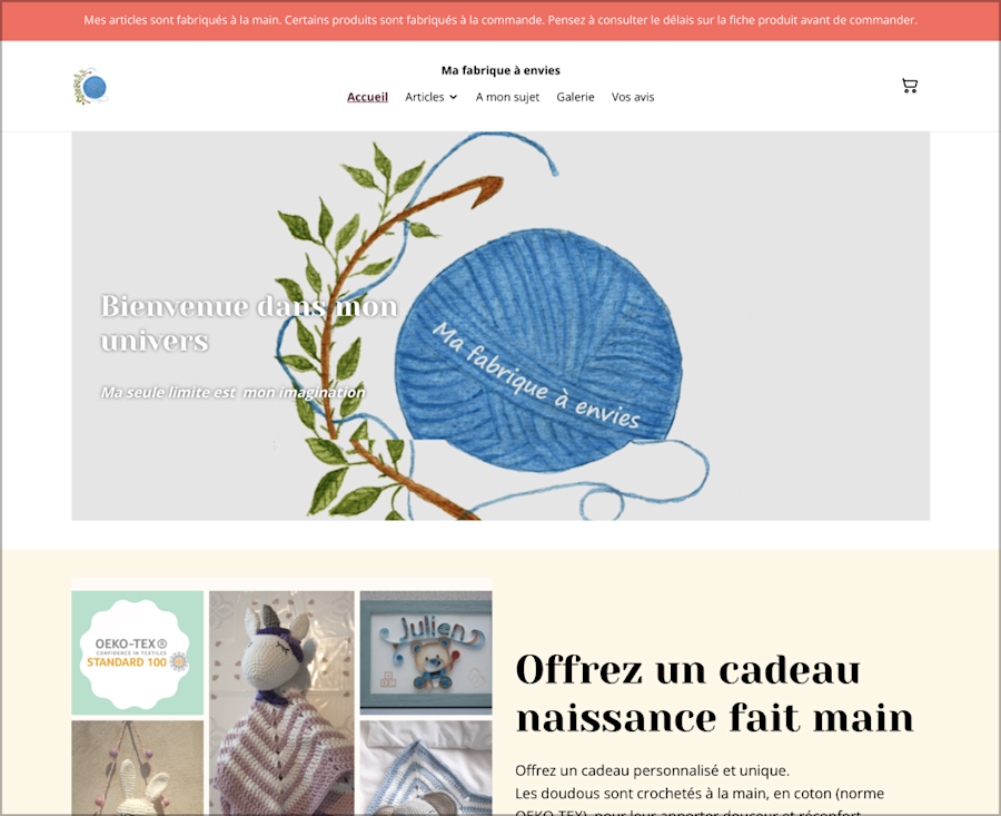 SumUp Online Store examples