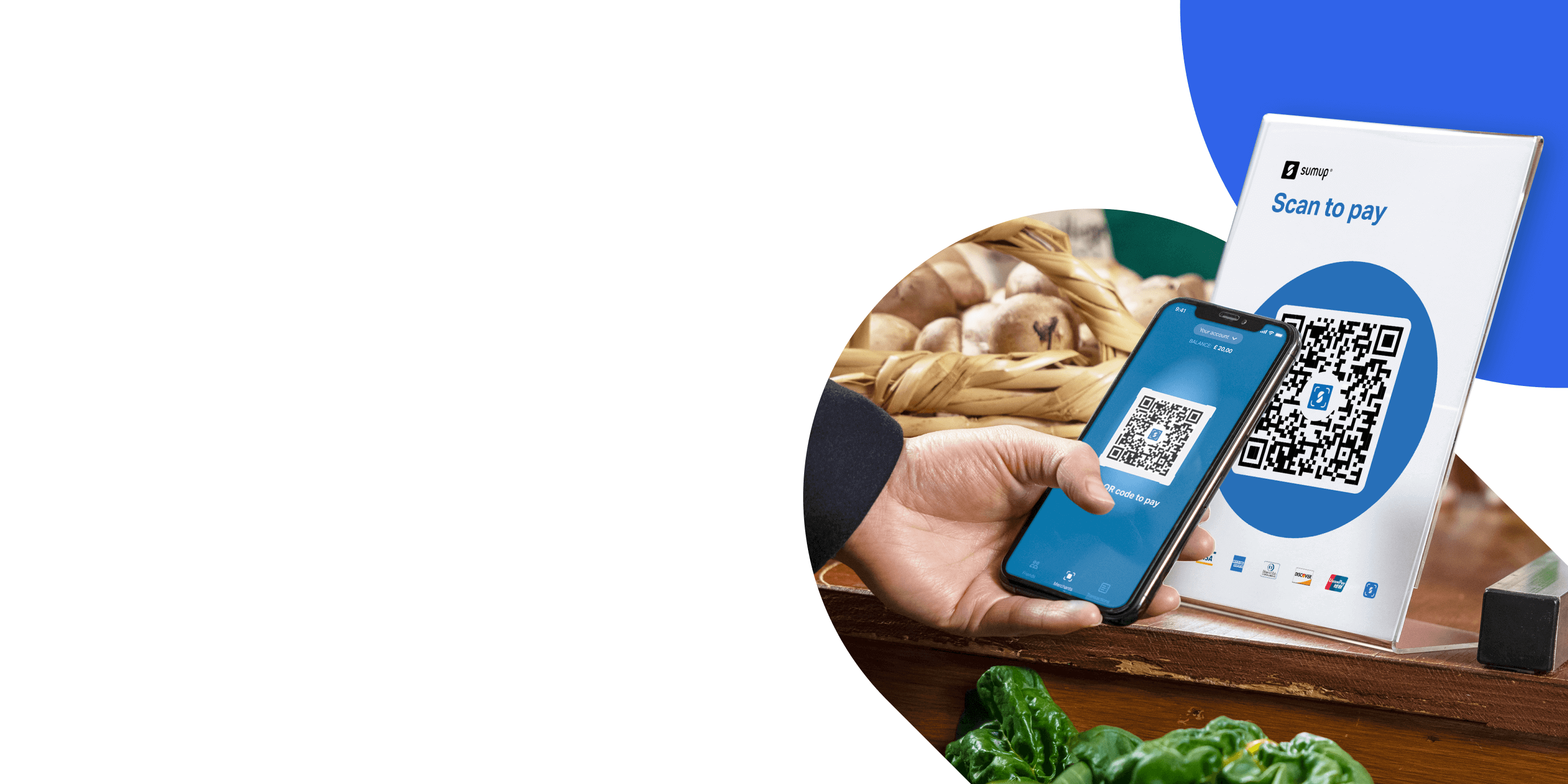 Simple contactless payments with QR codes