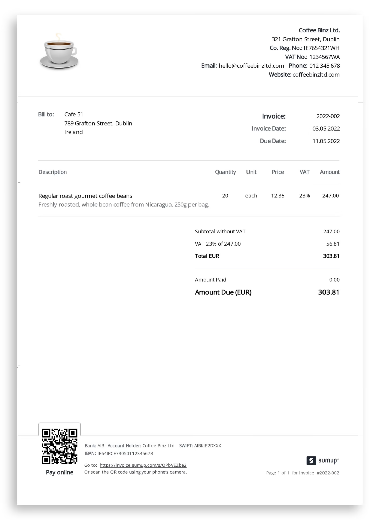 SumUp Invoices: Easy-to-use invoicing software. Get started for free.