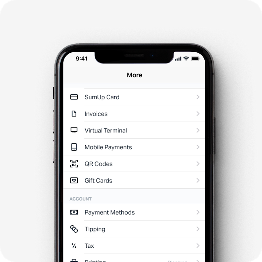 Simple contactless payments with QR codes