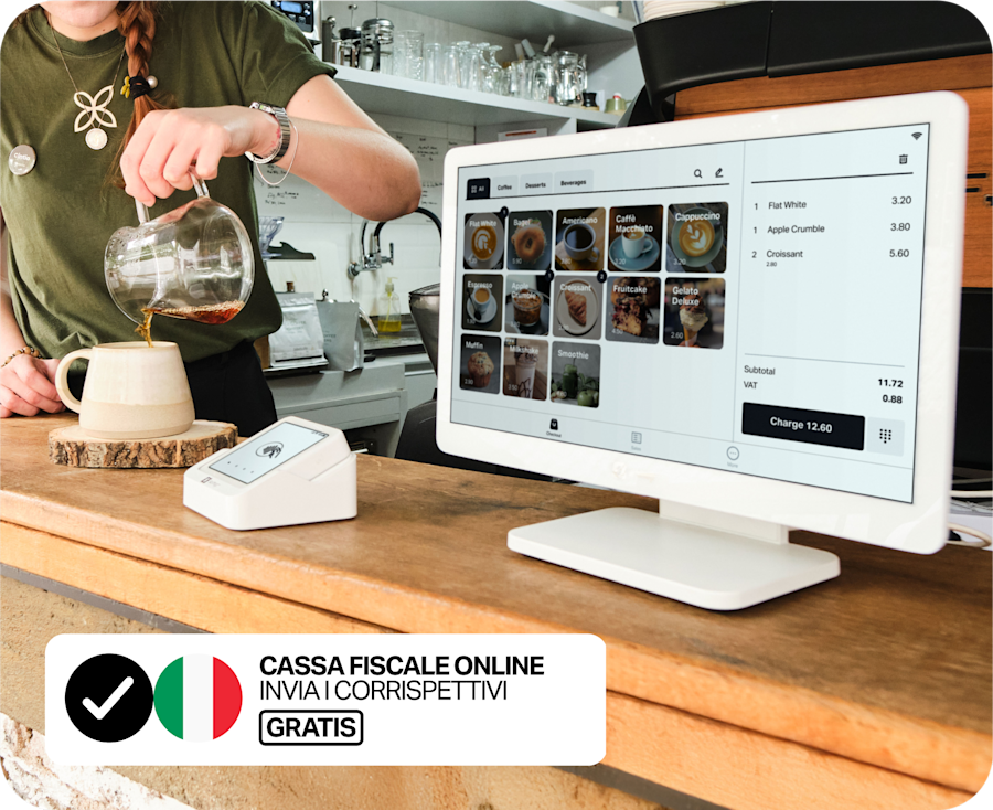 Registratore di cassa SumUp per bar e caffetterie | Ottimizza le vendite e velocizza le operazioni