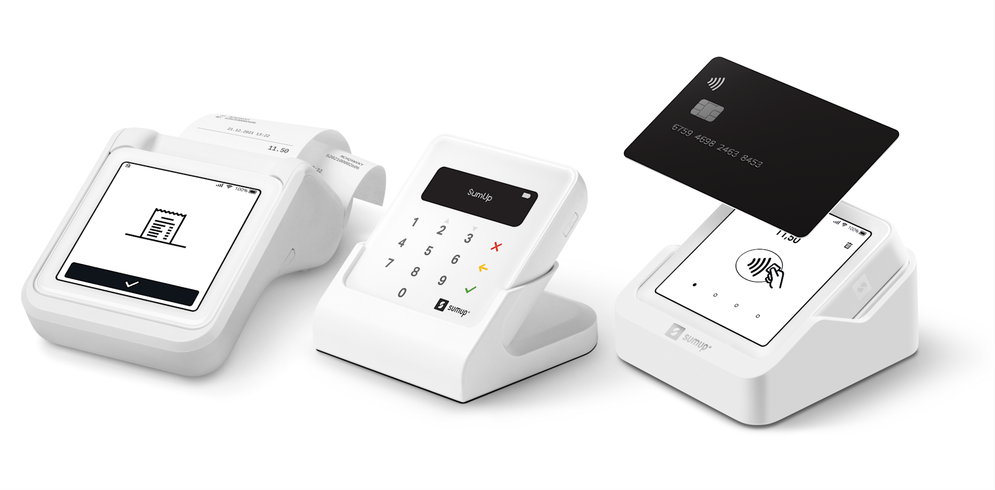 Comparez les lecteurs de carte bancaire en vente chez SumUp