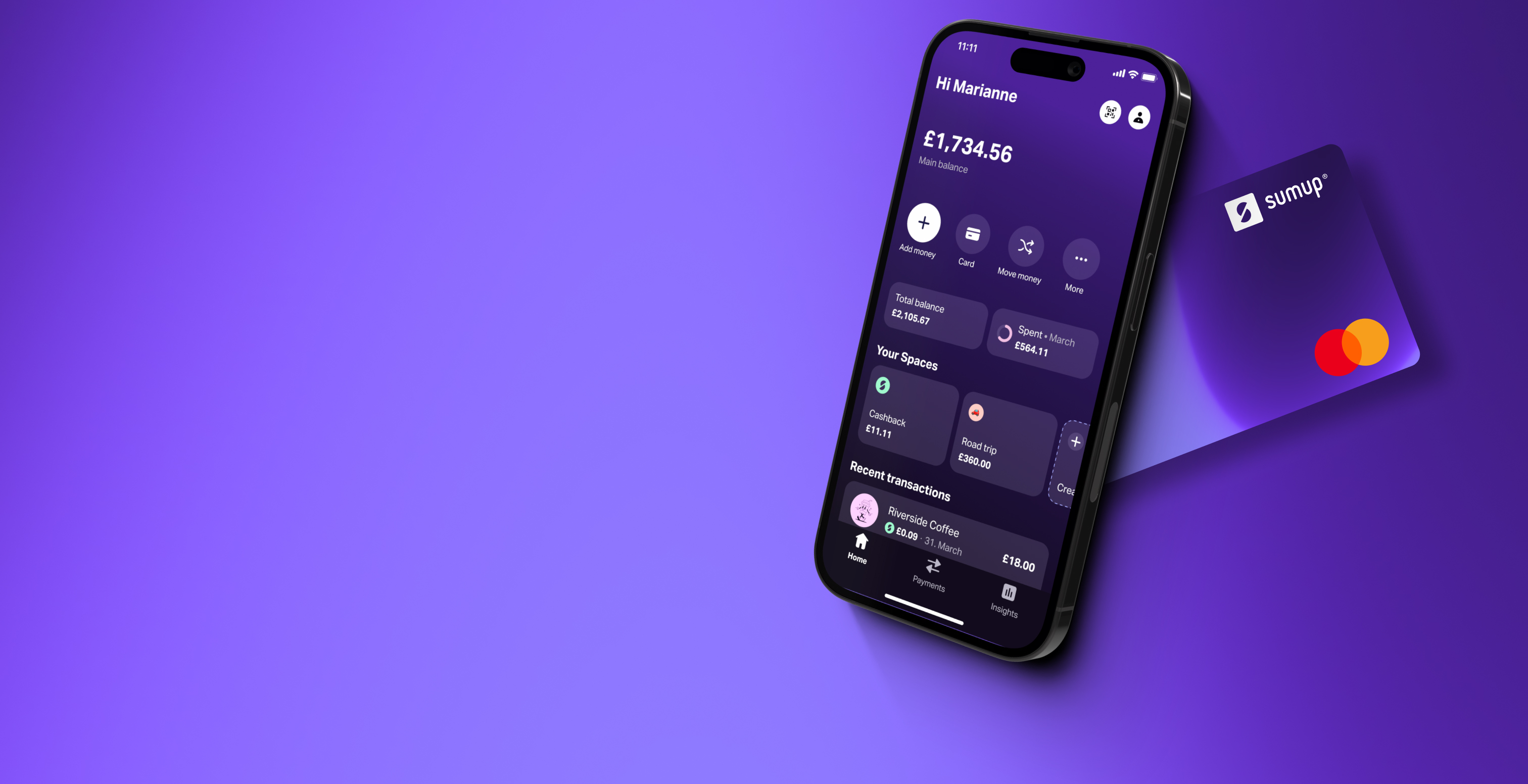 SumUp Pay – manage your money with a free account