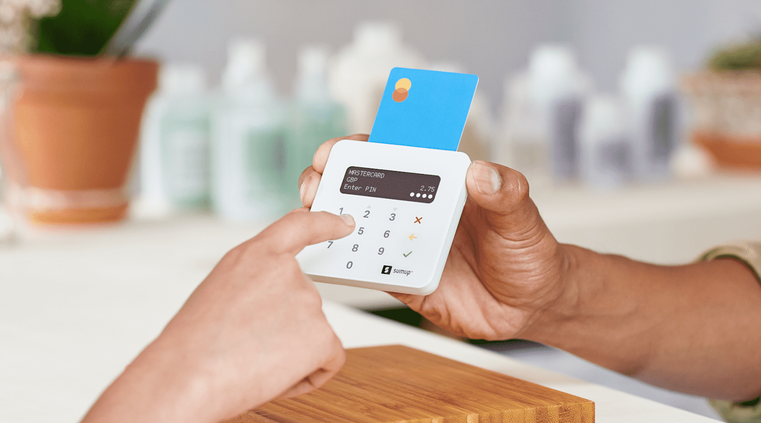 Secure payments with a mobile card reader