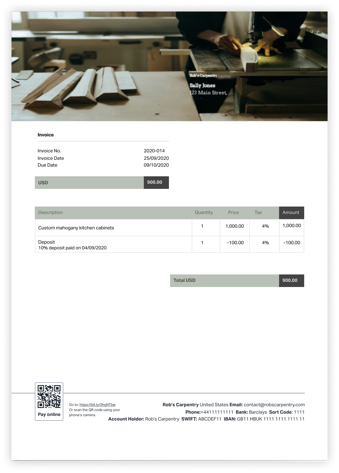 Create And Send Professional Invoices For Free Sumup Invoices