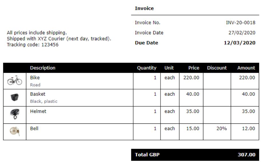 Delivery fees on your invoices | SumUp Invoices