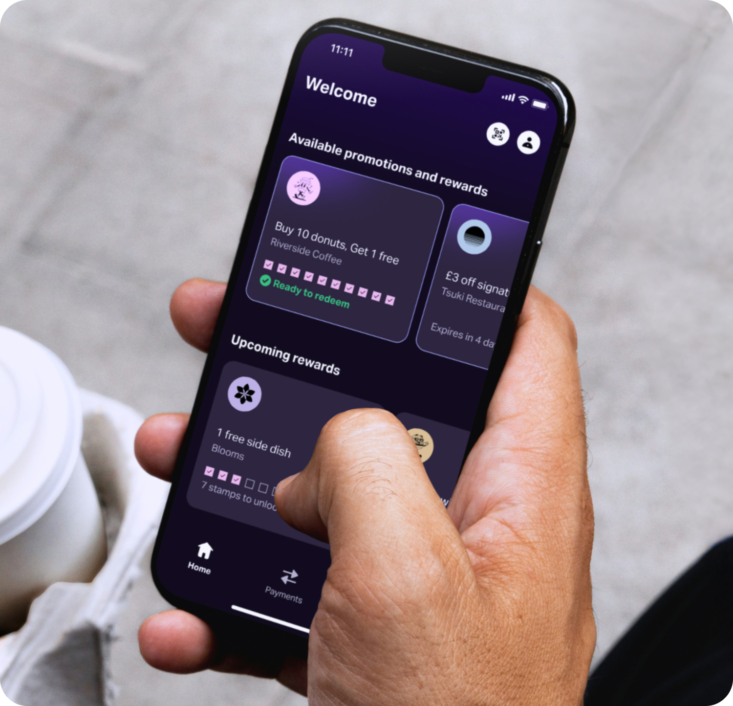 Earn loyalty points and rewards | SumUp Pay