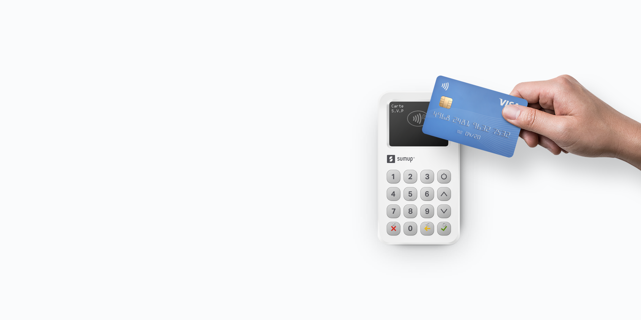 Terminal de paiement avec carte SIM intégrée - sans téléphone requis ...