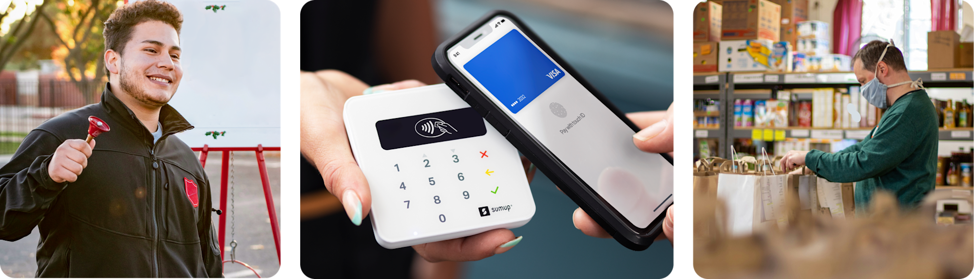 Accept donations with SumUp’s card readers for charities
