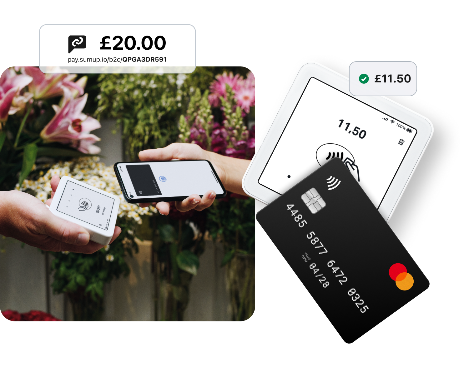 Take payments with SumUp's range of products