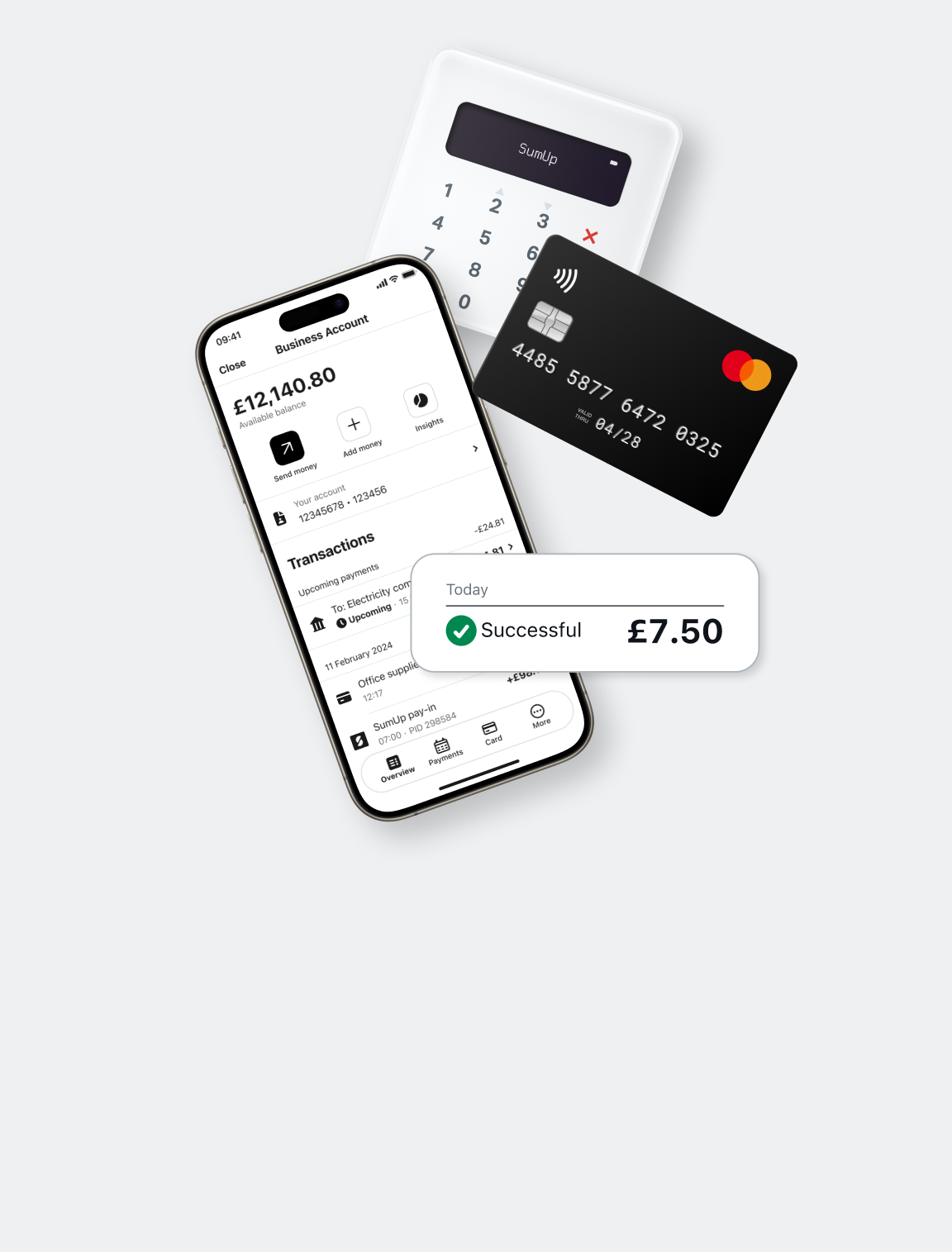 SumUp Air Card Reader - Contactless payment machine