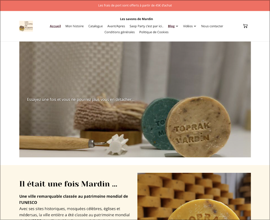 Exemples d'E-shops SumUp