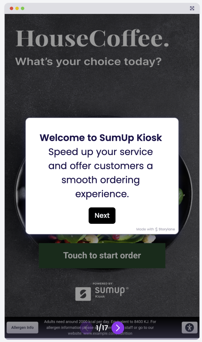 SumUp Kiosks - A new way to take orders