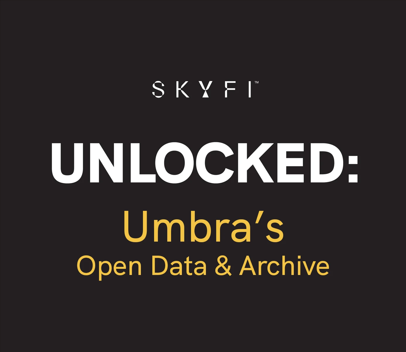 SkyFi's Newest Integration with Umbra – Elevating SAR Data Accessibility