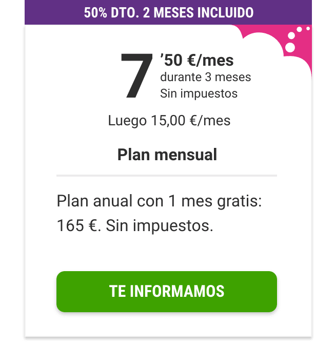 Solución digital Factura electrónica - Yoigo