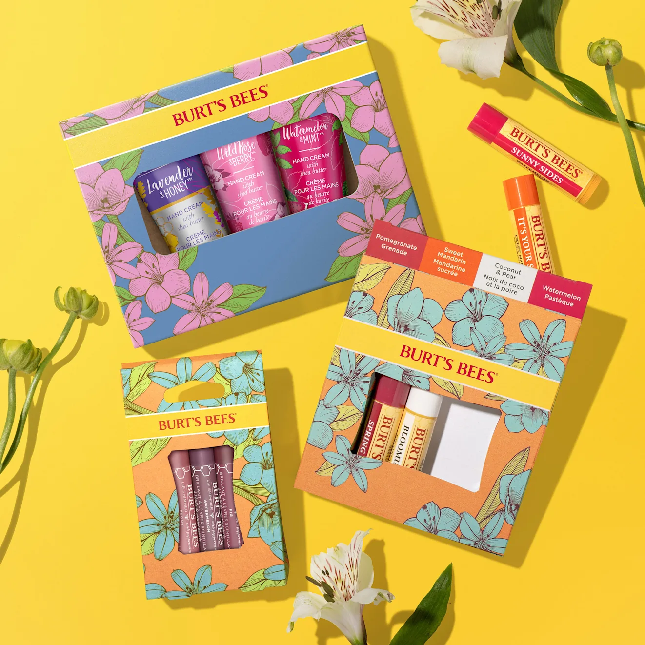 Petal Kisses Lip Shimmer Gift Set | Burt's Bees UK
