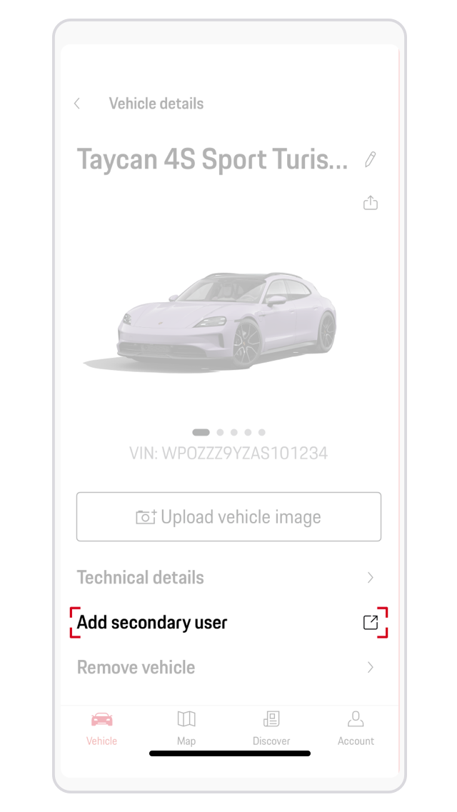 Add secondary user in My Porsche Account | Ask Porsche