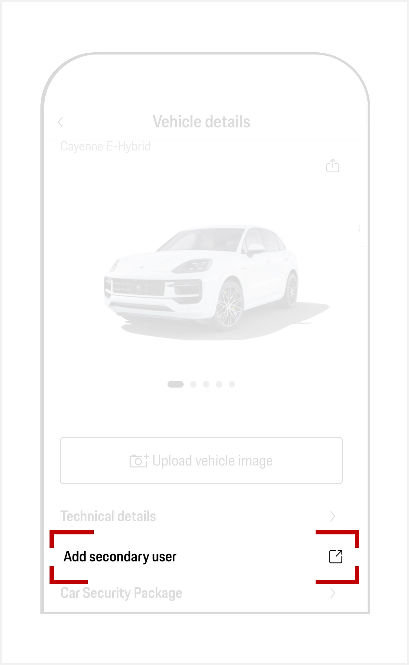 Add secondary user in My Porsche Account | Ask Porsche