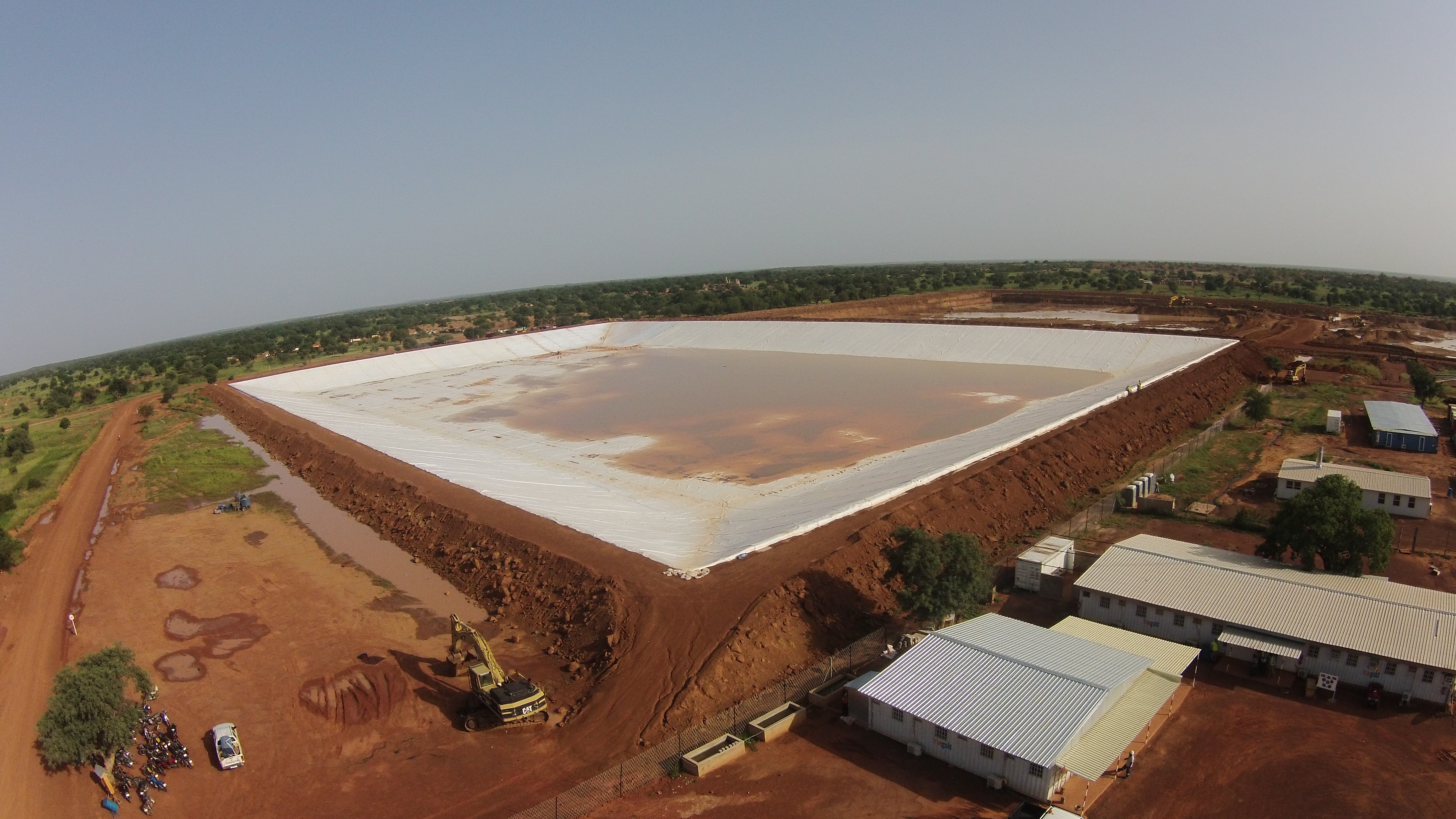 CASE STUDY | Innovative geomembrane use in African mine. | Solmax