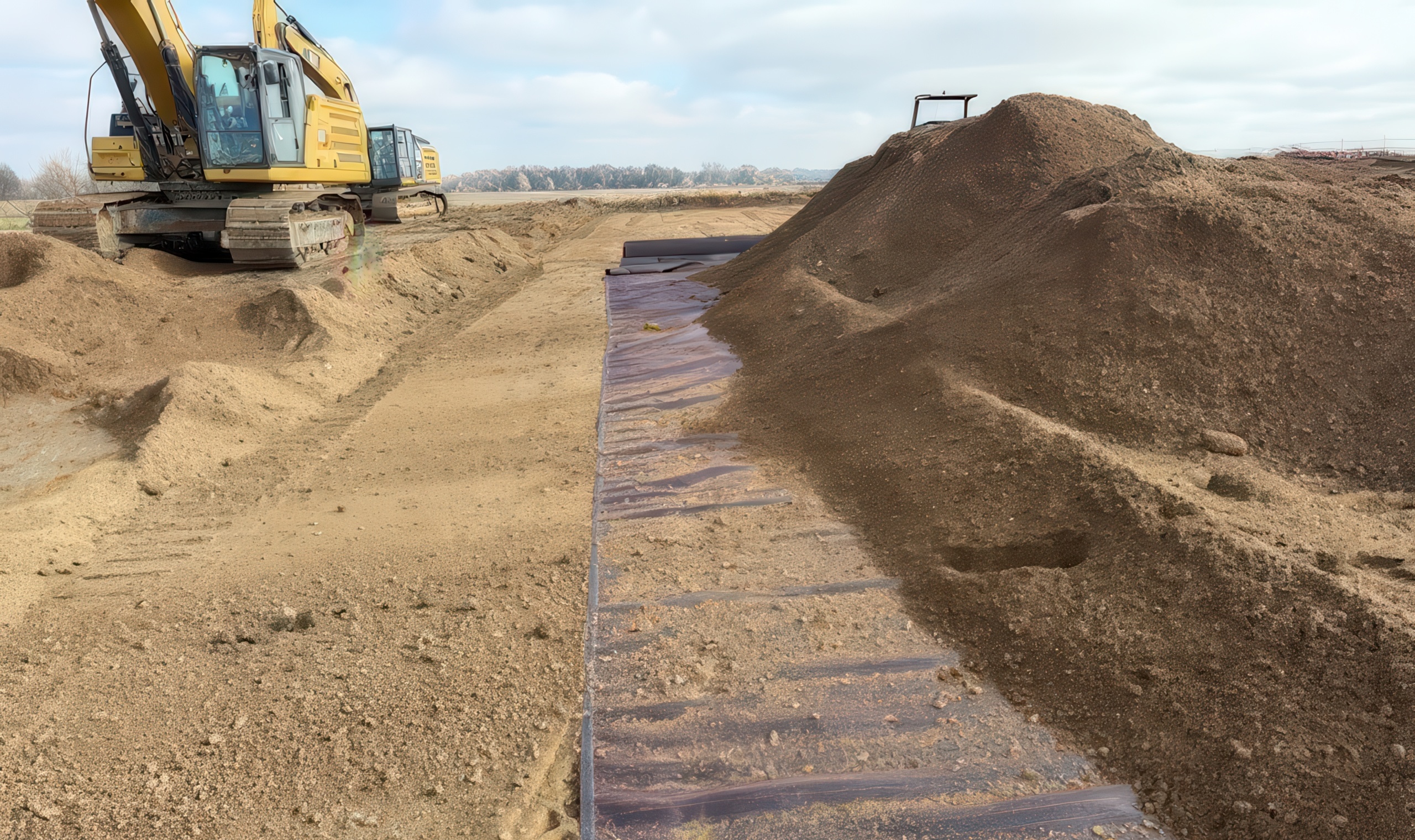 CASE STUDY | Heavy-duty yard reinforced with MIRAFI RS580i | Solmax