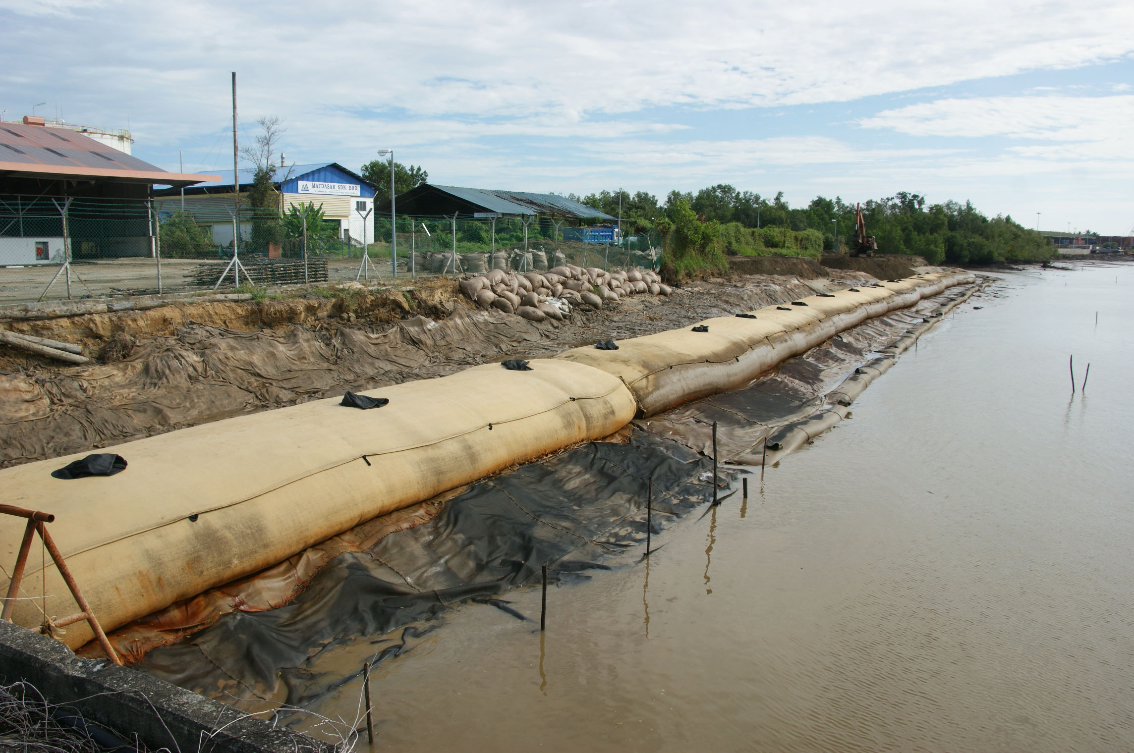 CASE STUDY | Riverbank protection in Tanjung Manis | Solmax