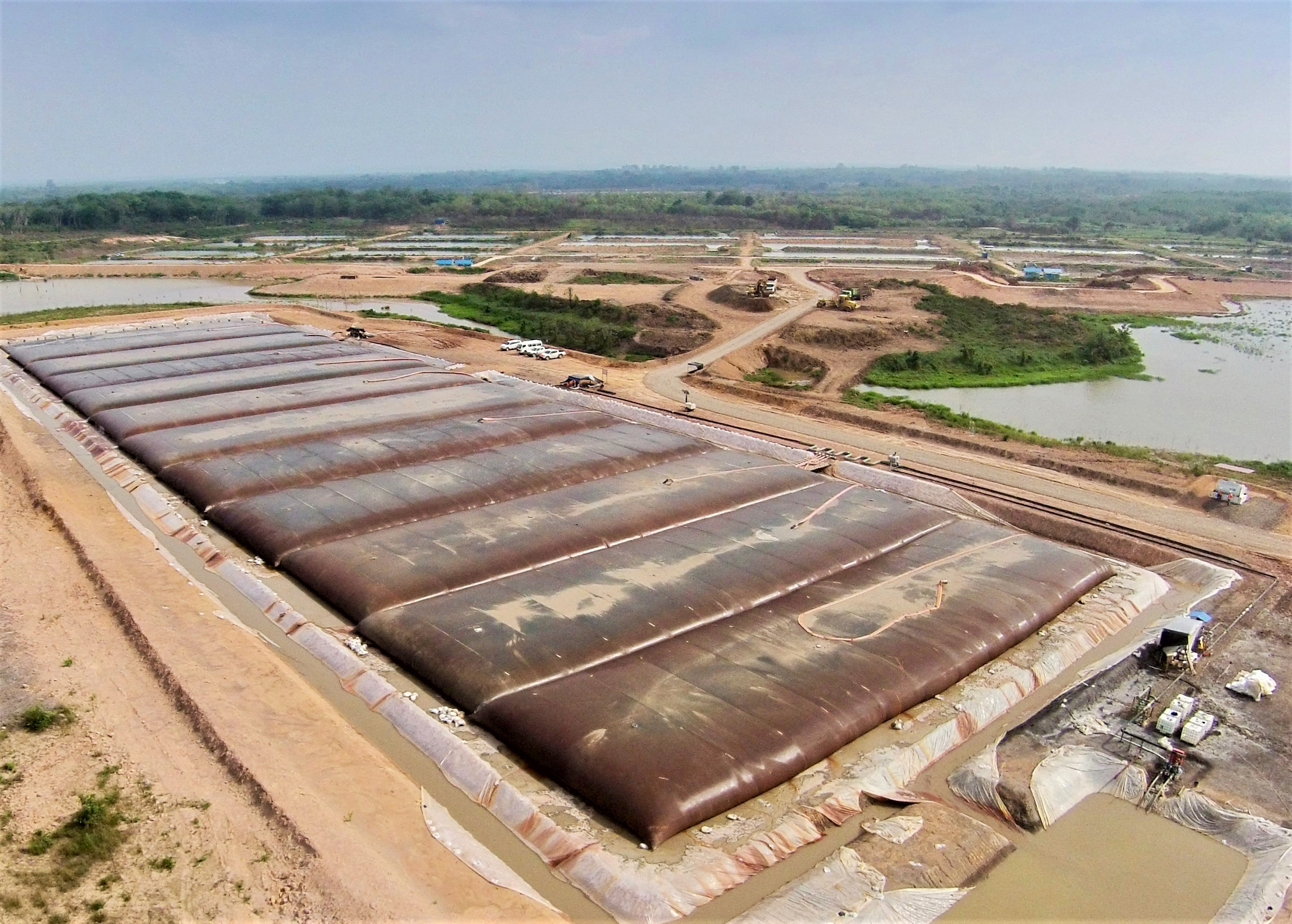 Solmax | GEOTUBE dewatering solutions for mining operations