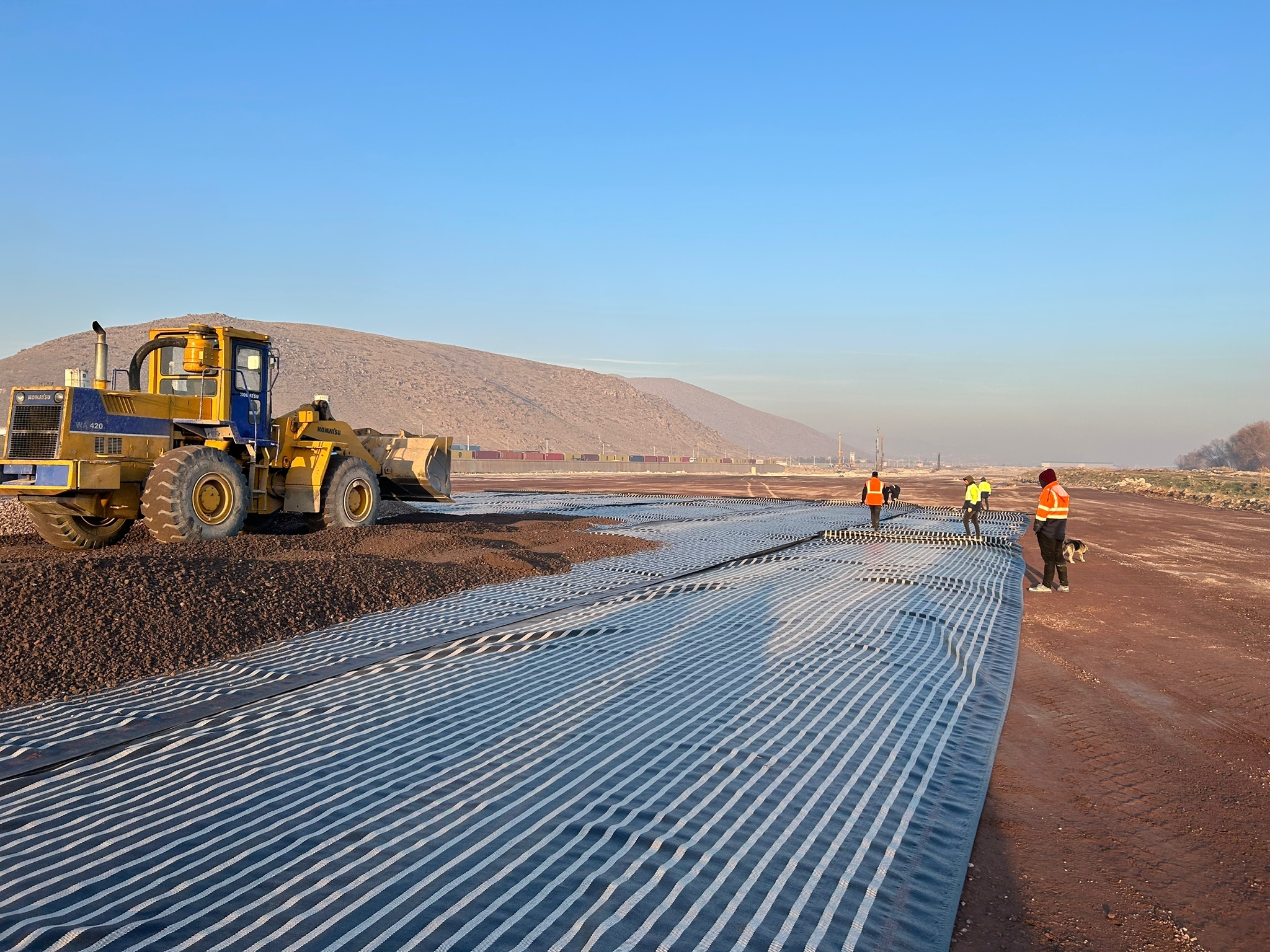 CASE STUDY | Kayseri Railway subgrade stabilization | Solmax
