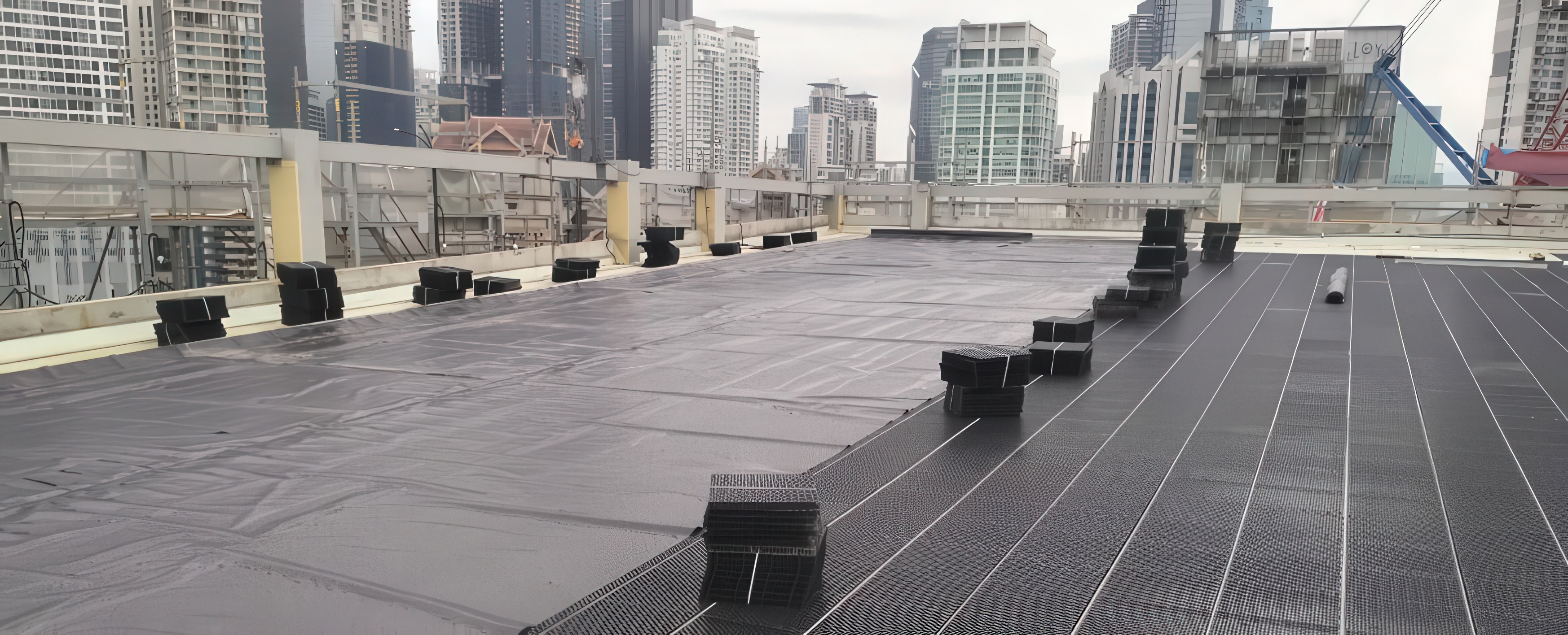 CASE STUDY | GSE® HD geomembrane for rooftop green roof system | Solmax
