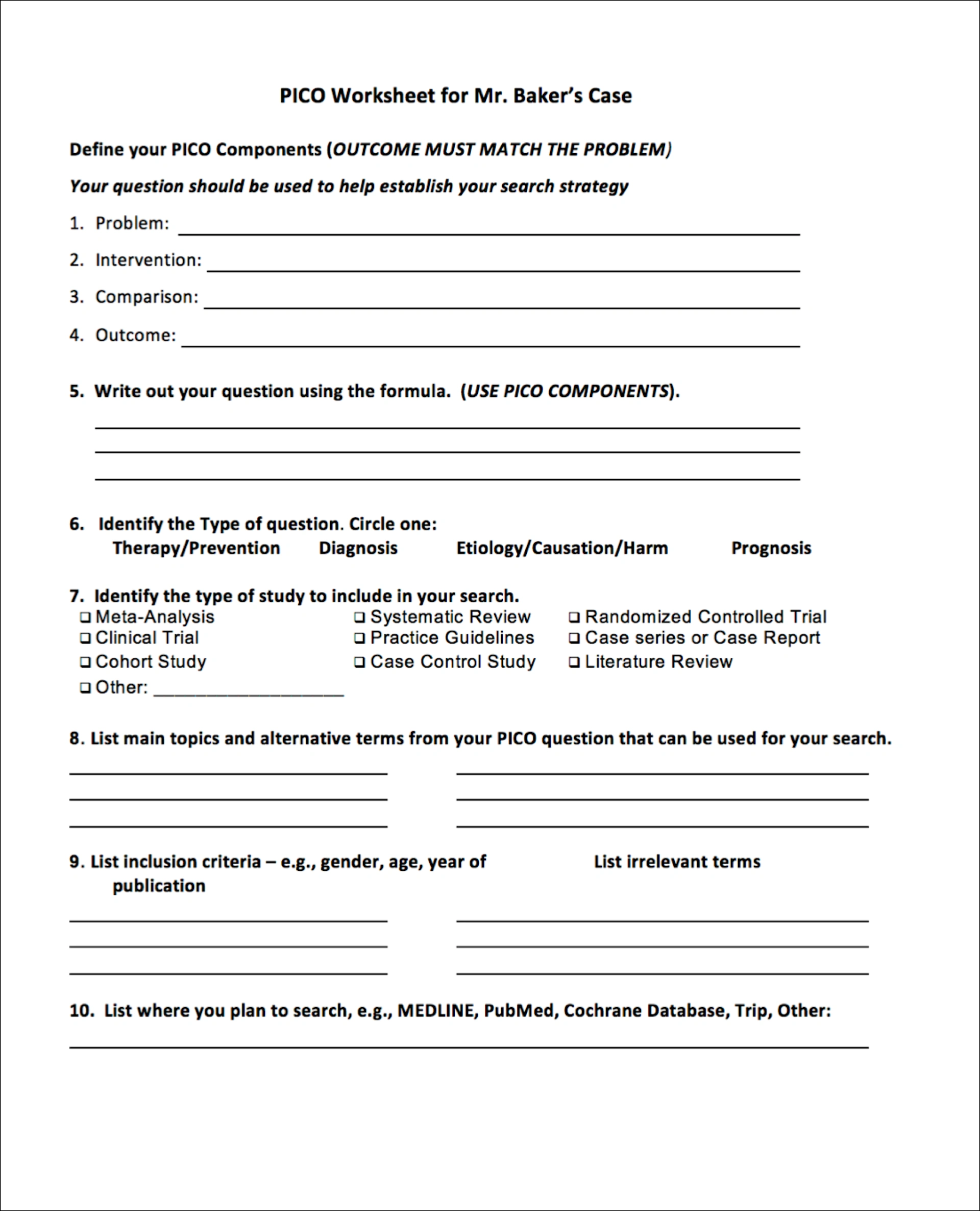 EBDM in Action | Evidence-based Decision Making: Introduction and ...