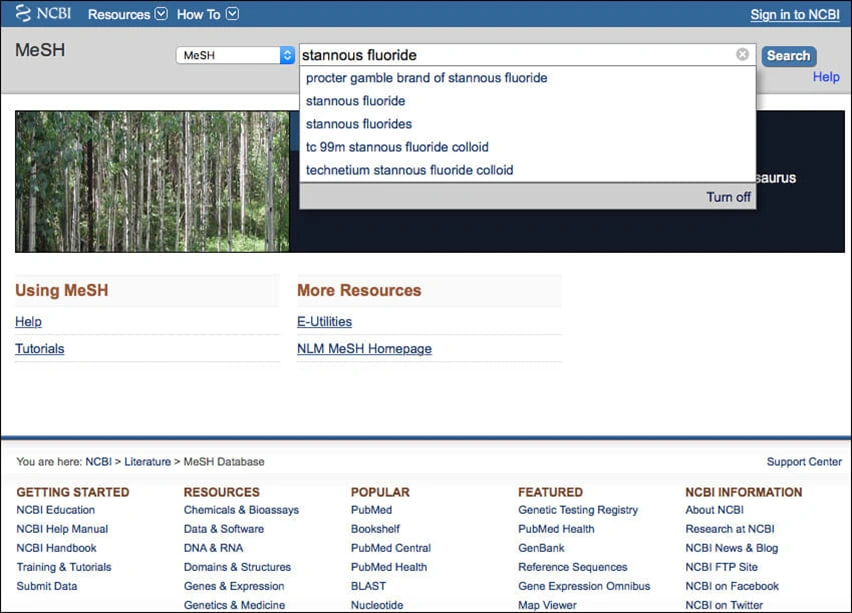 MeSH (Medical Subject Headings) | Strategies for Searching the ...